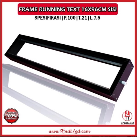 Jual Frame running text 16x96cm | Shopee Indonesia
