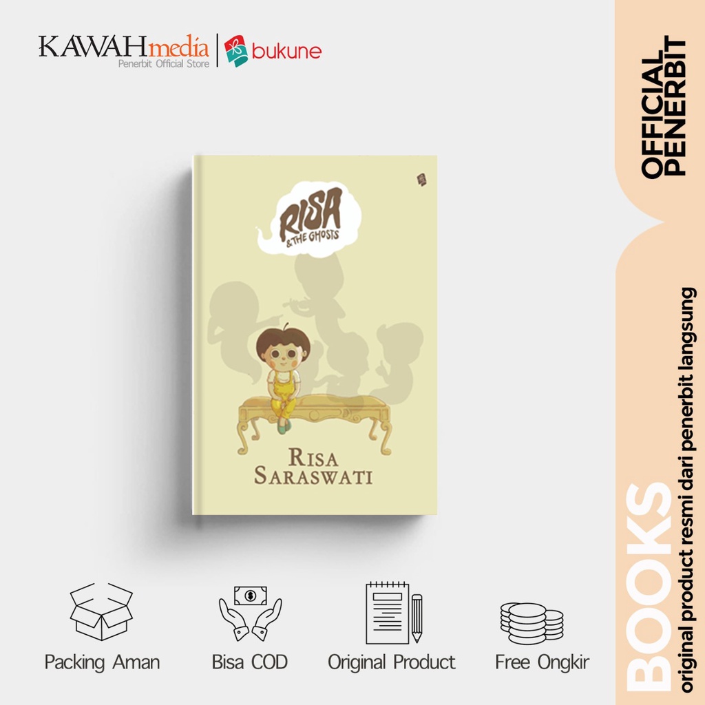 Jual BUKU MISTERI - RISA & THE GHOST - Jurnal Risa Project - Bukune ...