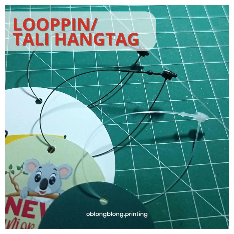 Jual TALI LOOP PIN / TALI HANGTAG PLASTIK / LOCK STRING PIN (ukuran 5 ...