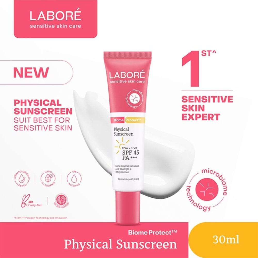 Jual Labore Sensitive Skin Care BiomeProtect Physical Sunscreen 30 ml ...