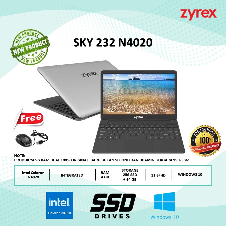 Jual laptop zyrex Harga Terbaik & Termurah Desember 2022 | Shopee Indonesia