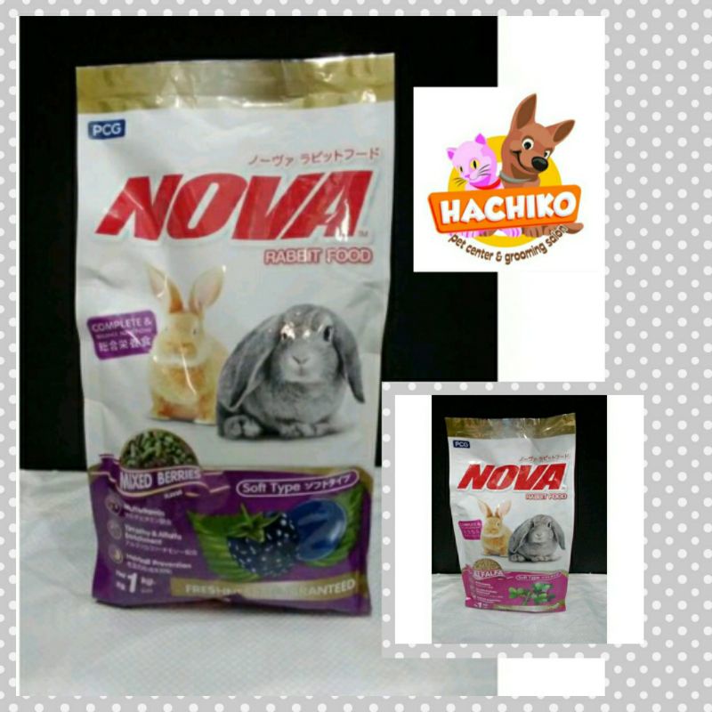 Jual Nova Rabbit 1kg/Makanan Kelinci/Rabbit Food | Shopee Indonesia