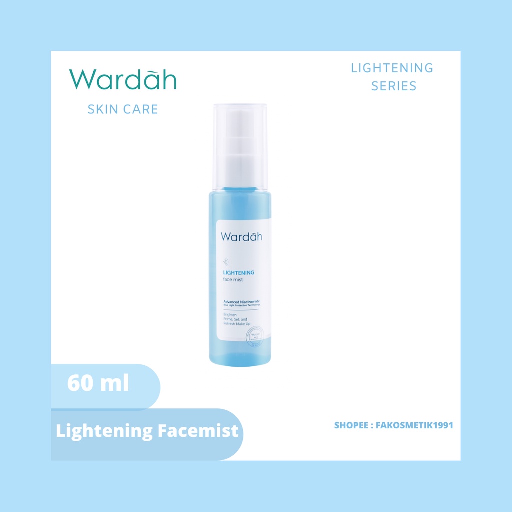 Jual Wardah Lightening Face Mist 60 ml | Shopee Indonesia