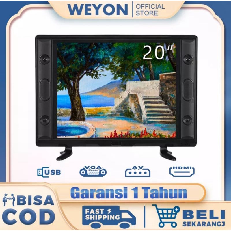 Jual WEYON ORIGINAL TV 20 inch HD Ready LED Televisi Bisa Jadikan ...