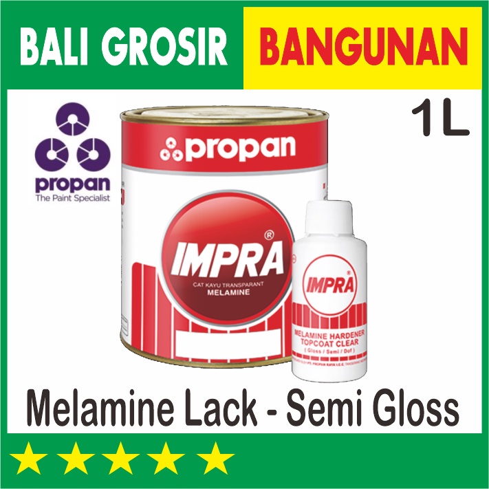 Jual SEMI GLOSS PROPAN IMPRA MELAMINE LACK 131 ML 1 KG + HARDENER | Shopee Indonesia