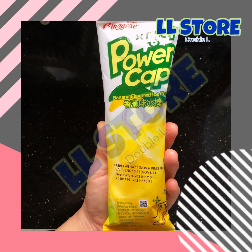Jual BINGGRAE Power Cap Banana Flavored Ice Tube | Es Korea Rasa Pisang ...