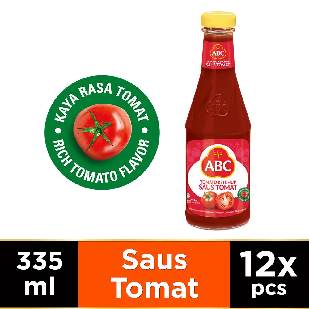 ABC Saus Tomat 335 ml - Multipack 12 pcs | Shopee Indonesia
