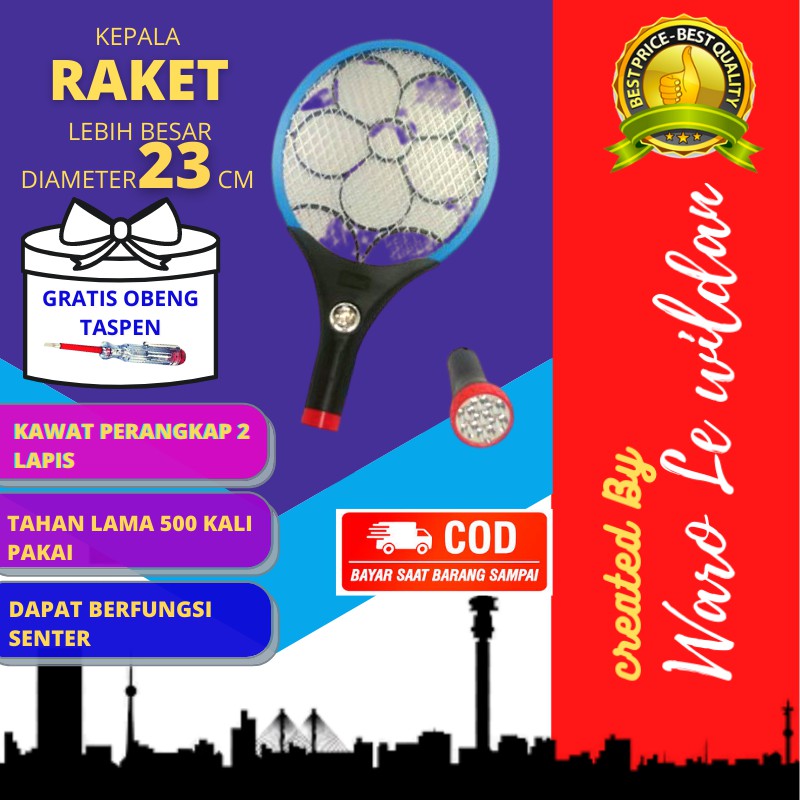 Harga Raket Nyamuk Listrik Tahan Lama Terbaru Des 2024 |BigGo Indonesia