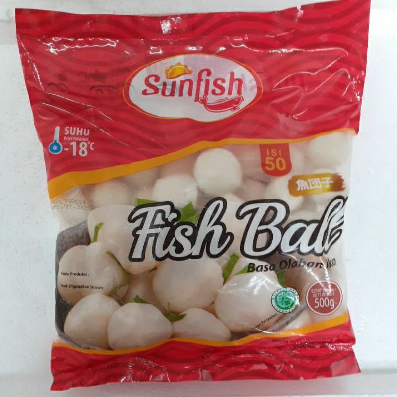 Jual Sunfish Fish Ball (500 gr) //Sunfish Bakso Ikan (500 gr) | Shopee ...