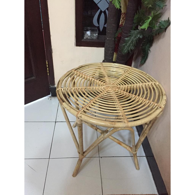 Jual Meja rotan Aestetik murah | Shopee Indonesia