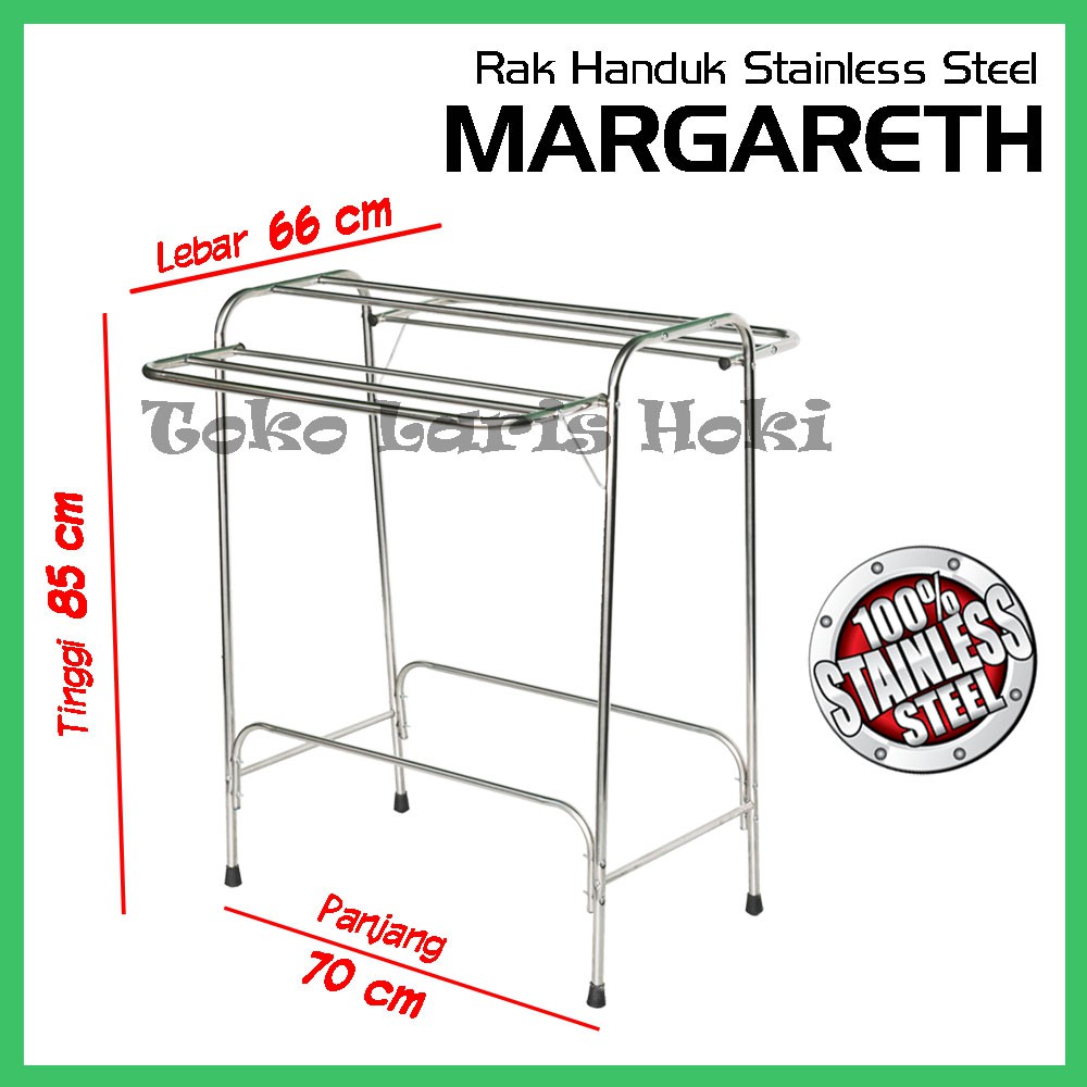 Jual Rak Handuk Stainless Murah (MARGARETH) | Shopee Indonesia