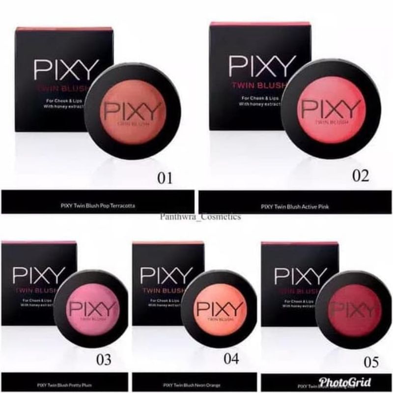 Jual PIXY Twin Blush 2 In 1 Blusher & Lip Color | Shopee Indonesia
