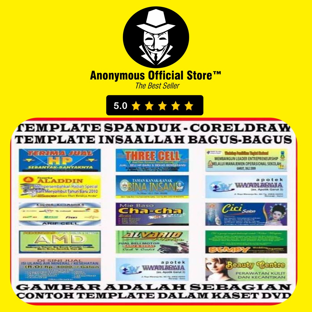 Jual KOLEKSI 500+ TEMPLATE DESAIN BANNER SPANDUK PREMIUM DESIGN SIAP ...