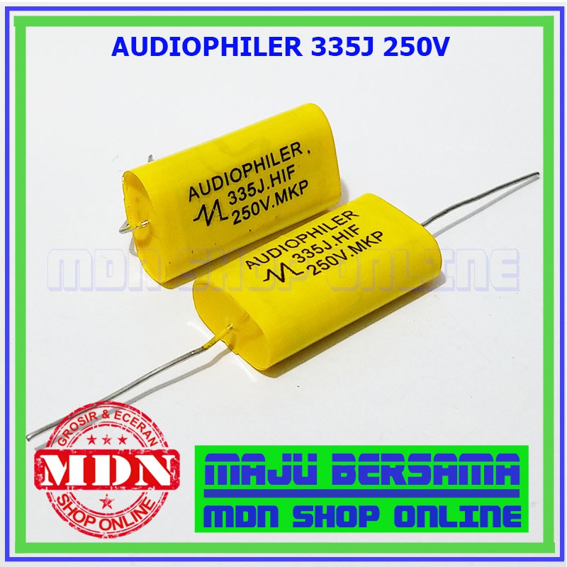 Jual Audiophiler 335 - Kapasitor 3.3 Uf 250V - Kapasitor Tweeter | Shopee Indonesia