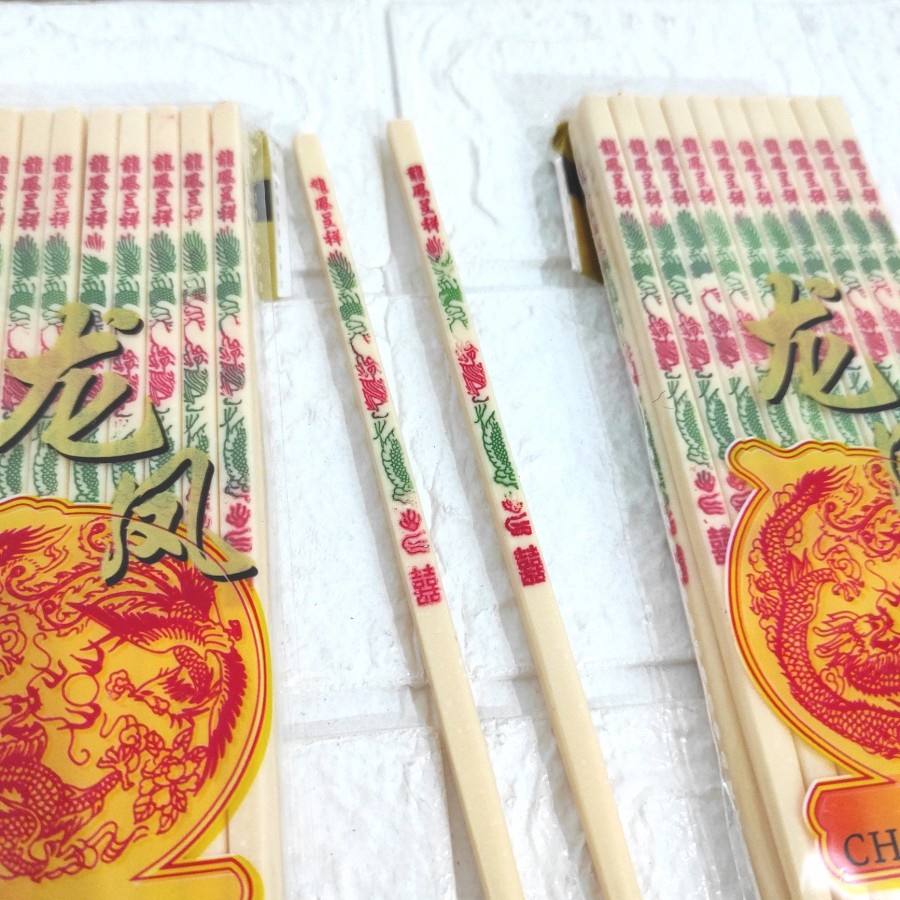 Sumpit Naga Melamin Gading Krem Cream Jadul Mie Ayam Sembahyang | pgmall