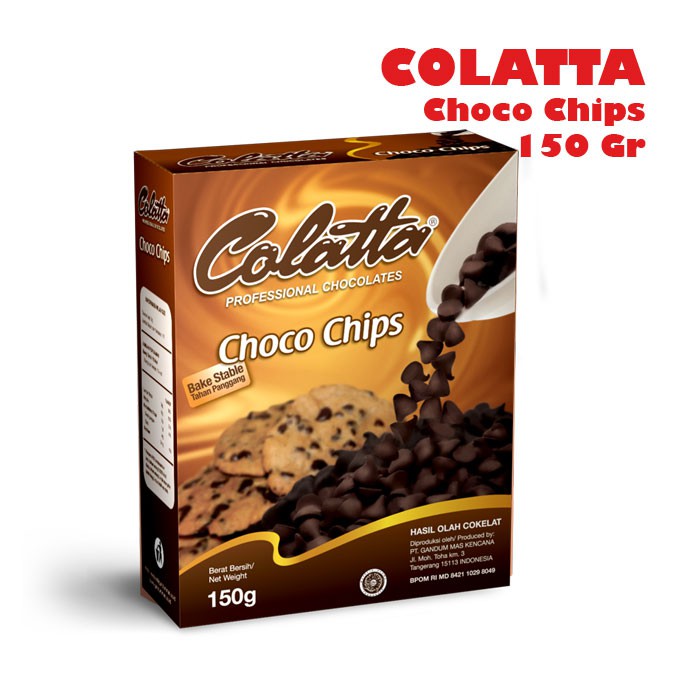 Jual COLATTA Choco Chips chocochips 150 Gr | Shopee Indonesia