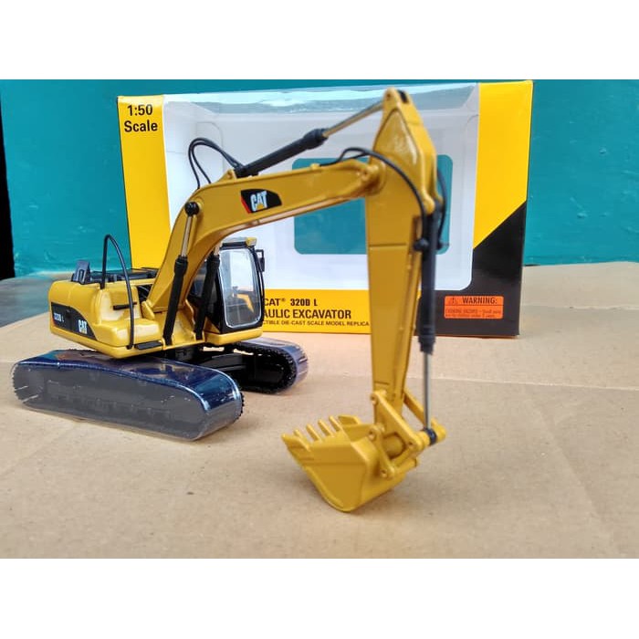 Jual Diecast excavator hydraulic Cat 320D L miniatur alat berat beko ...