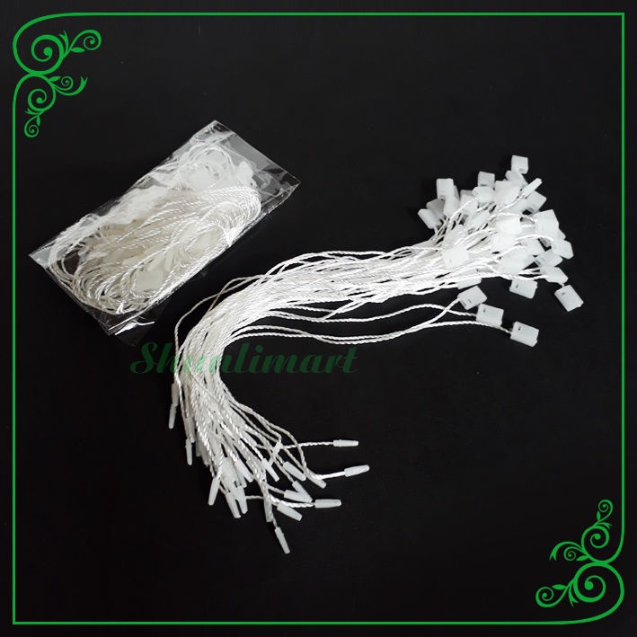 Jual Tali Hangtag Benang Label Hang Tag Loop Pin Lock Pin String Pin 50 ...