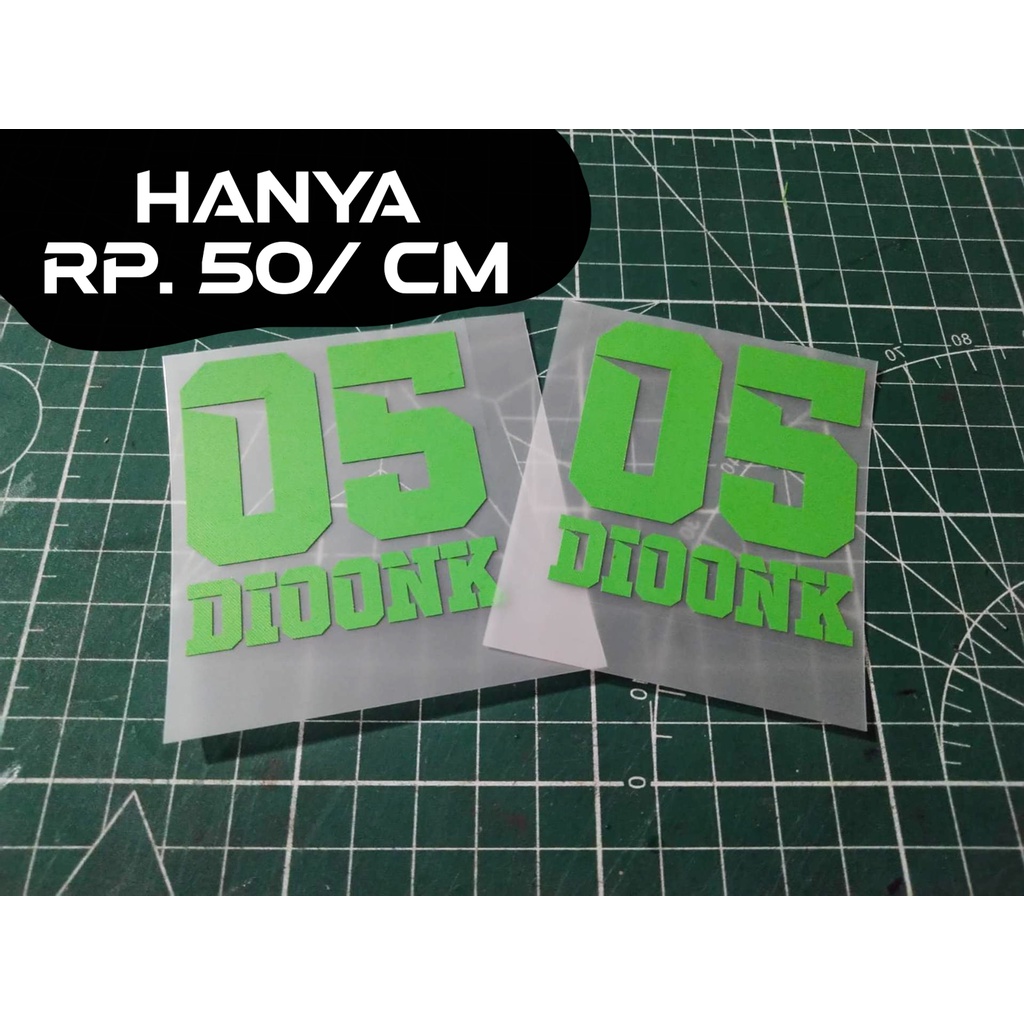 Jual Jasa Potong Sablon Kaos Poliflex PVC Korea 50/cm | Shopee Indonesia