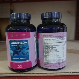 Jual vitamin jantung WELLNESS Squamega Squalene Omega 369 anti ...