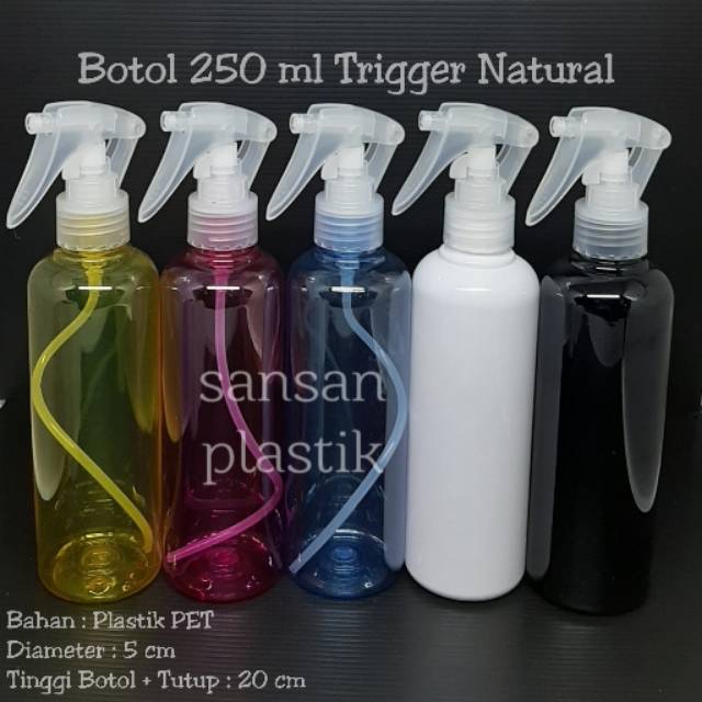 Jual Botol Trigger 250 ml / Botol Kispray 250 ml / Trigger Natural ... Jual Botol Trigger 250 ml / Botol Kispray 250 ml / Trigger Natural ...