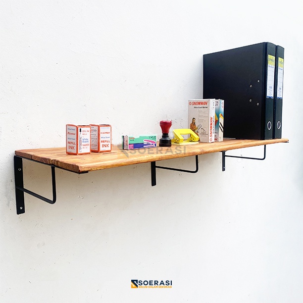 Jual DICO Rak Dinding 1 Meter Tempel Gantung Ruang Kerja Kantor Ambalan ...