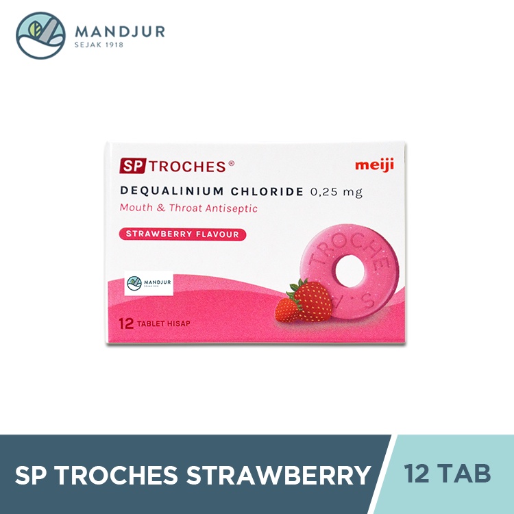 Jual Tablet Hisap SP Troches Meiji (rasa strawberry) 12 Tablet - Atasi ... Jual Tablet Hisap SP Troches Meiji (rasa strawberry) 12 Tablet - Atasi ...