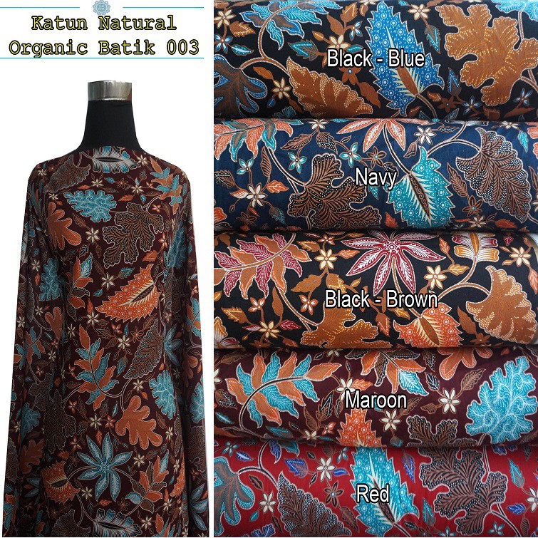 Kain Batik Katun Organik 003 / Kain Batik Katun 003 / Kain Batik 100% ...