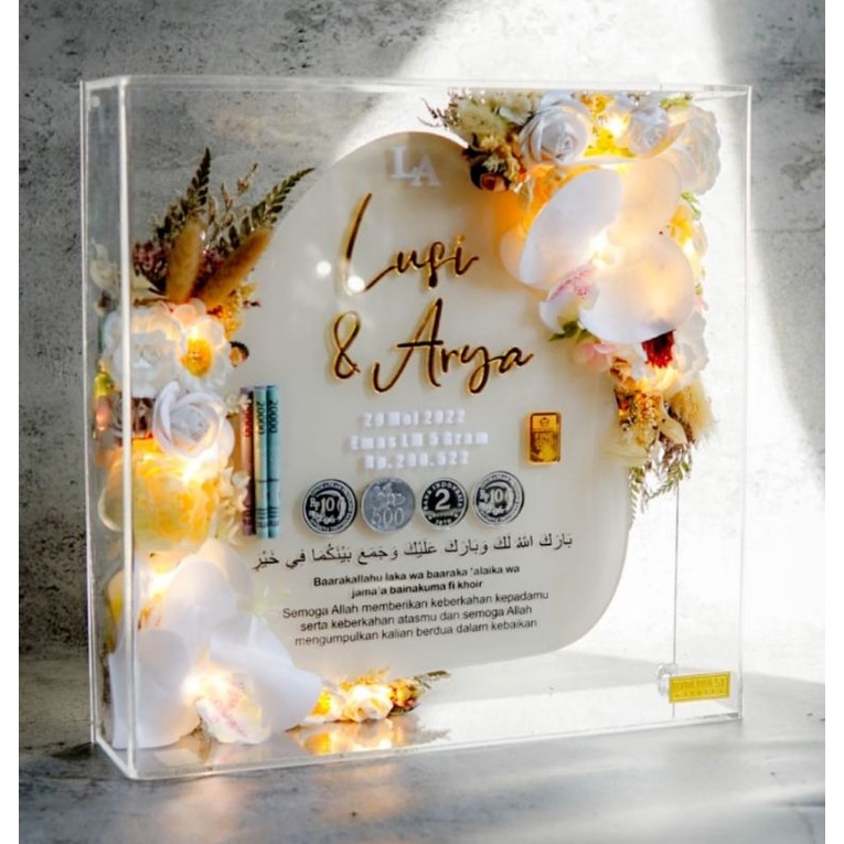 Jual MAHAR LUXURY BOTANICAL MAHAR TETES AIR MAHAR AKRILIK KEKINIAN BOX ...