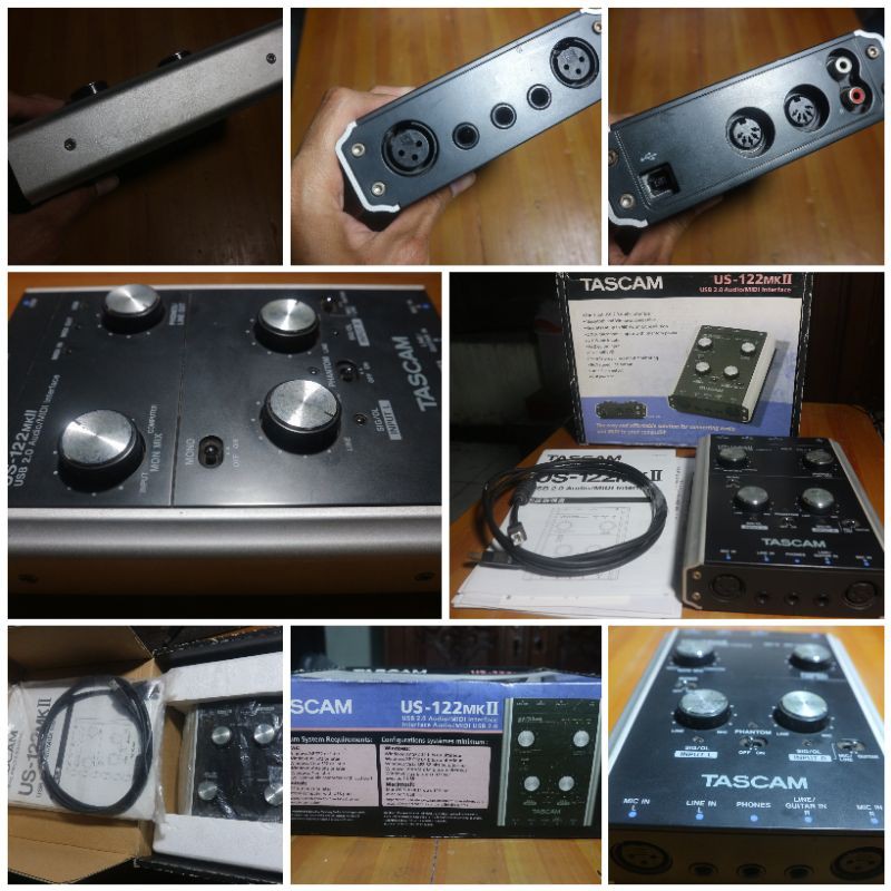Jual SOUNDCARD TASCAM US 122 MK2 SOUND CARD US122MK2 AUDIO INTERFACE ...