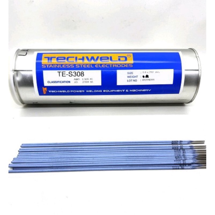 Jual Kawat Las Stainless TECHWELD 1,6 x 250mm | Shopee Indonesia