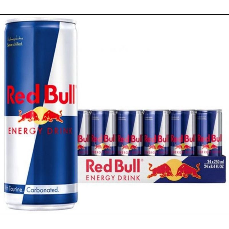 Jual Red Bull ENERGY DRINK 250 ML x 24 pcs ( 1 karton ) | Shopee Indonesia