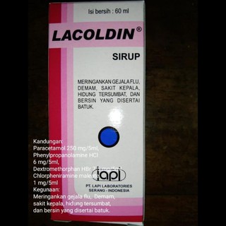 Jual Lacoldin sirup 60 ml | Shopee Indonesia