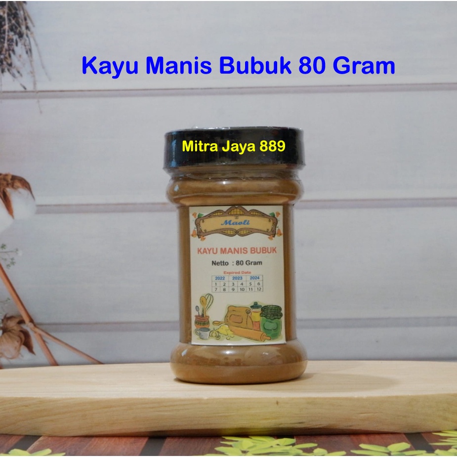 Jual Kayu Manis Bubuk Asli / Cinnamon Powder 80 gram Pure HALAL ...