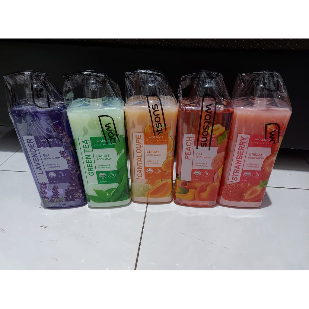 Jual Watsons Scented Cream Body Wash 1L SABUN MANDI WATSONS | Shopee ...