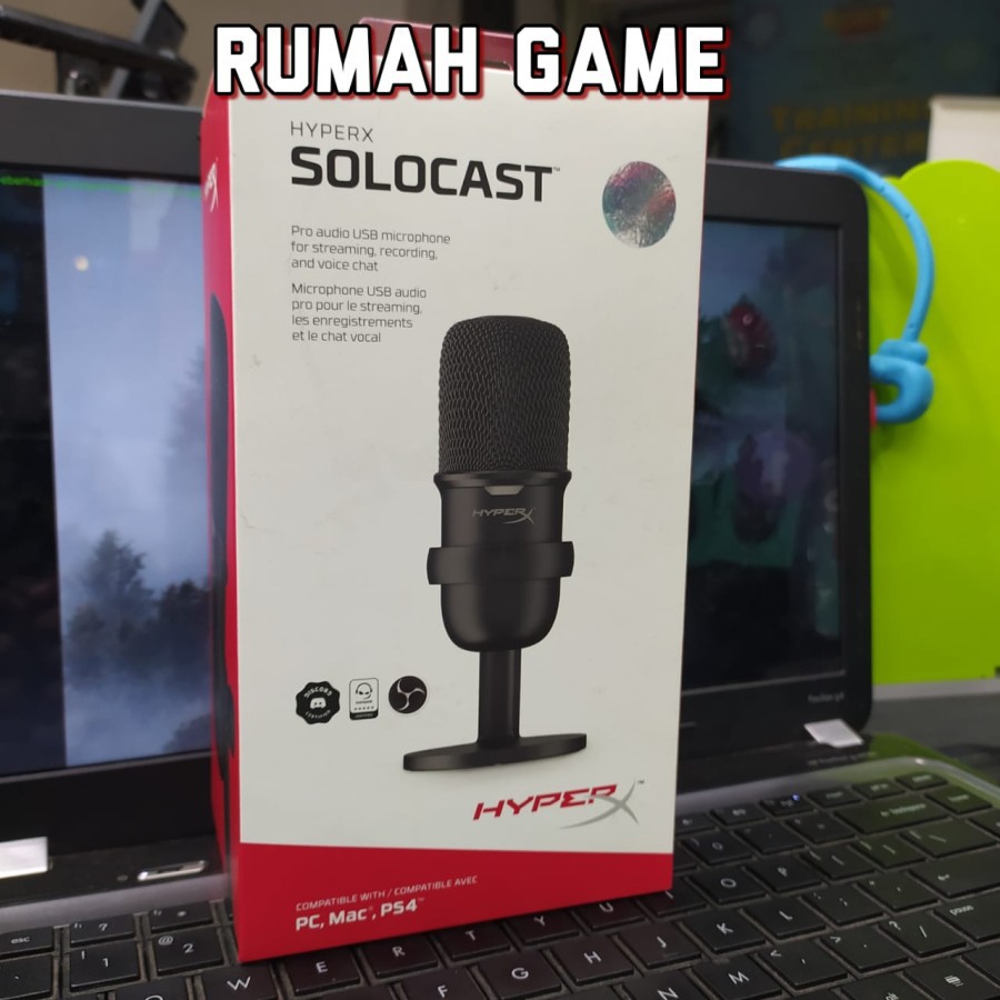 Jual HyperX Solo Cast Gaming Microphone Hyper X Kingston Usb Mic ...