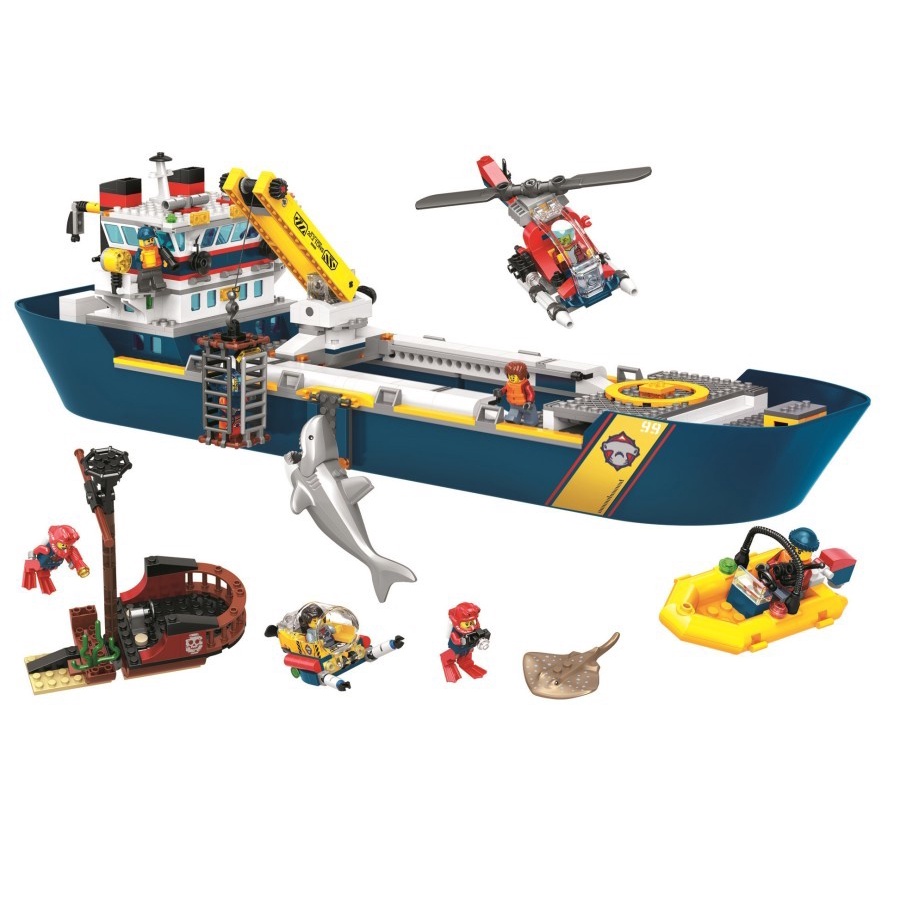 Jual Lego Block Kapal Tanker Penjelajah Besar | Shopee Indonesia