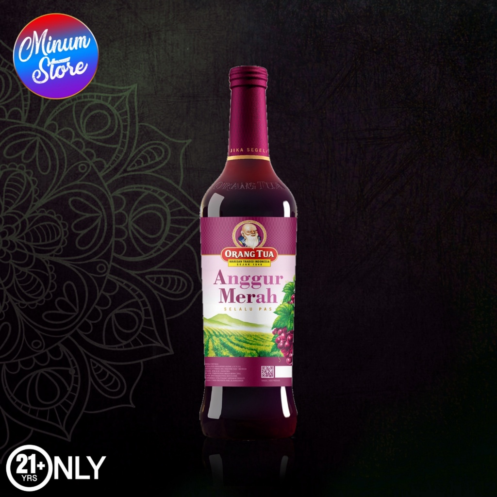 Jual Anggur Merah Cap Orang Tua 620ml | Shopee Indonesia