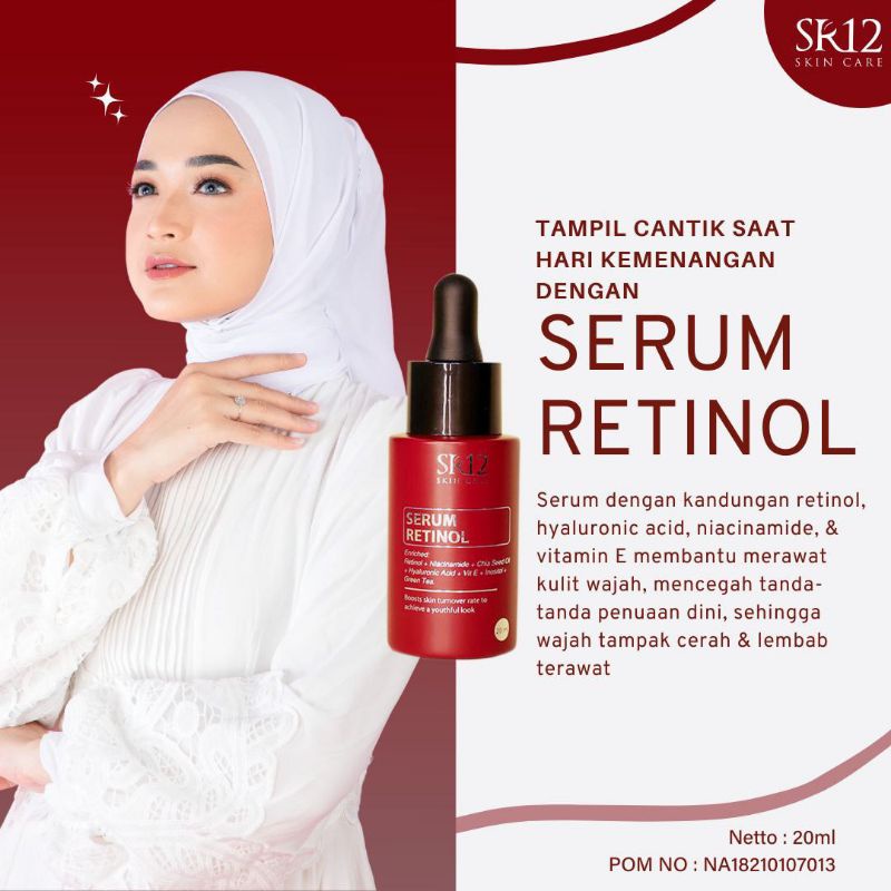 Jual serum retinol sr12 serum terbaik se-Indonesia anti aging mencegah ...