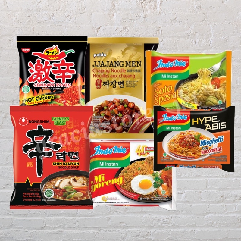 Jual Shin Ramyun Halal / Gekikara Ramen / Paldo Jjajangmen / Indomie ...