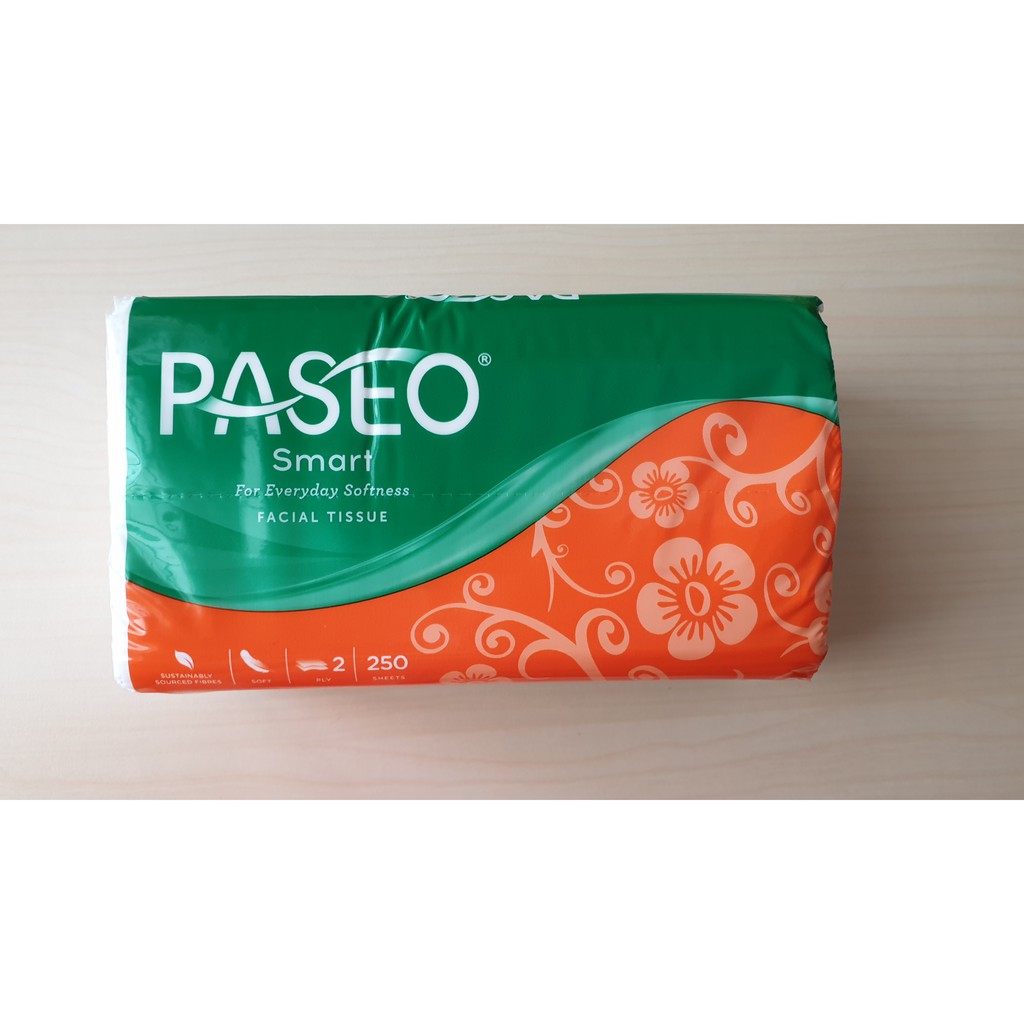 Paseo Smart 250 Sheets Refill Facial Tissue / Tisu | Shopee Indonesia