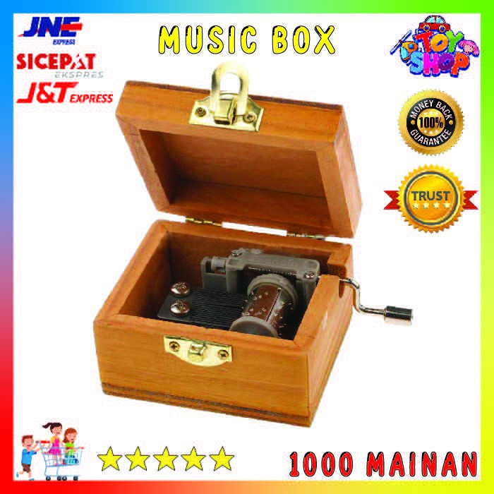 Jual Kotak Musik Kayu Vintage Klasik - Wooden Music Box | Shopee Indonesia