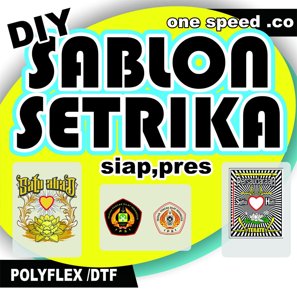 Jual Sablon Setrika DTF dan Polyflex Custom suka suka Tanpa minimal ...