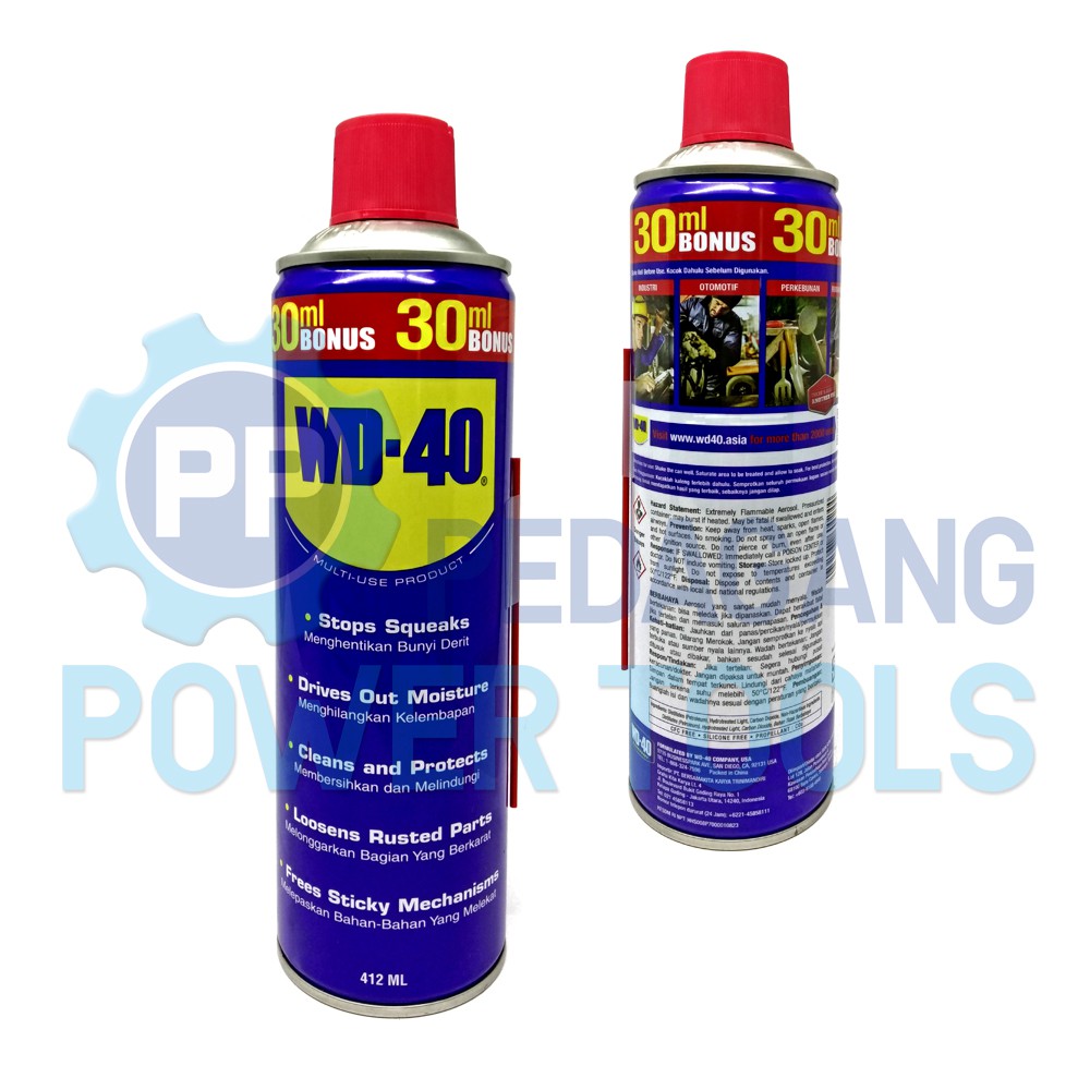 Jual HARGA GROSIR WD-40 412 ML PELUMAS ANTI KARAT WD 40 412ML WD40 ...