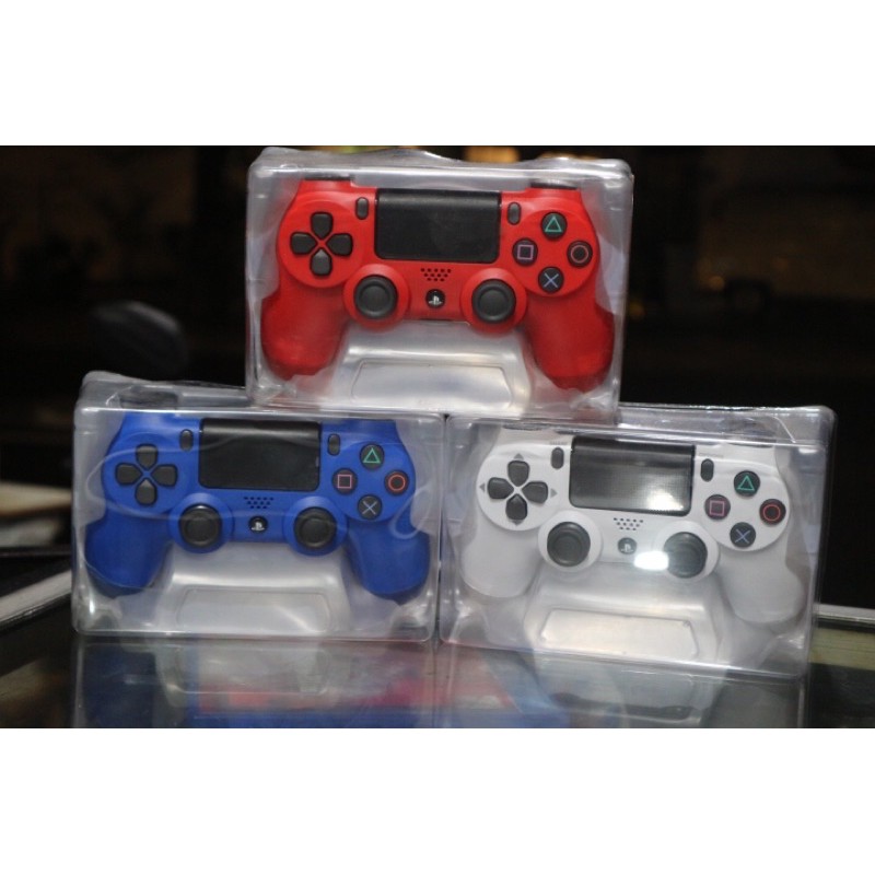Jual Stik PS4 Slim Led Ori Mesin Warna (Merah / Putih / Biru) | Shopee ...