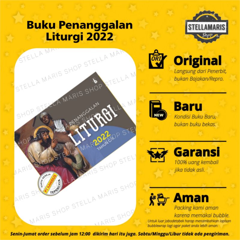 Jual A2 Buku Penanggalan Liturgi 2022 Tahun C - Kalender Katolik Kanisius | Shopee Indonesia