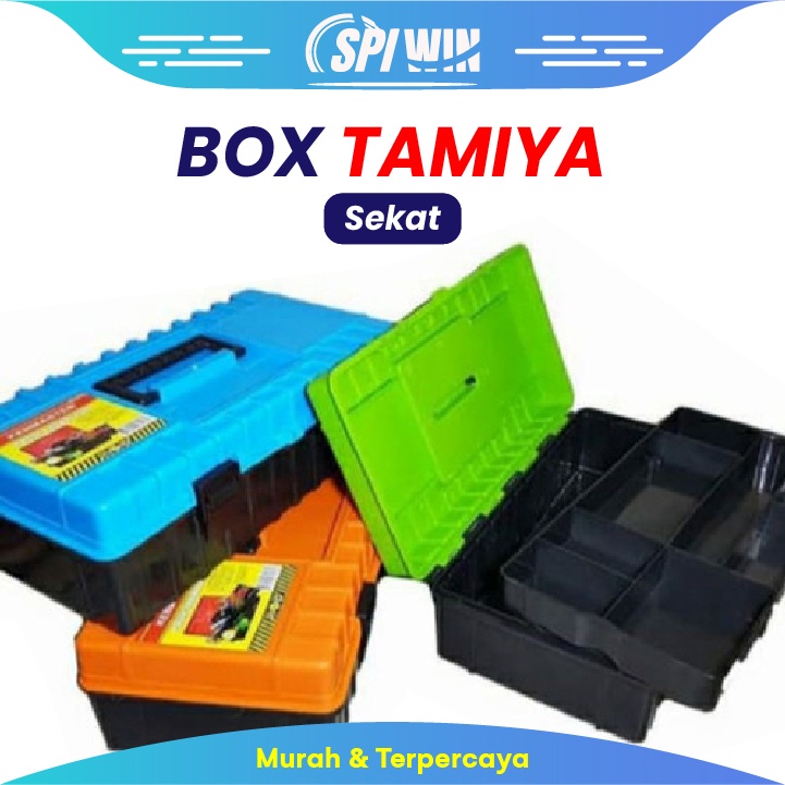 Jual BOX TAMIYA KOTAK PART TOOL KUAT SPAREPART CASE TAHAN LAMA ...