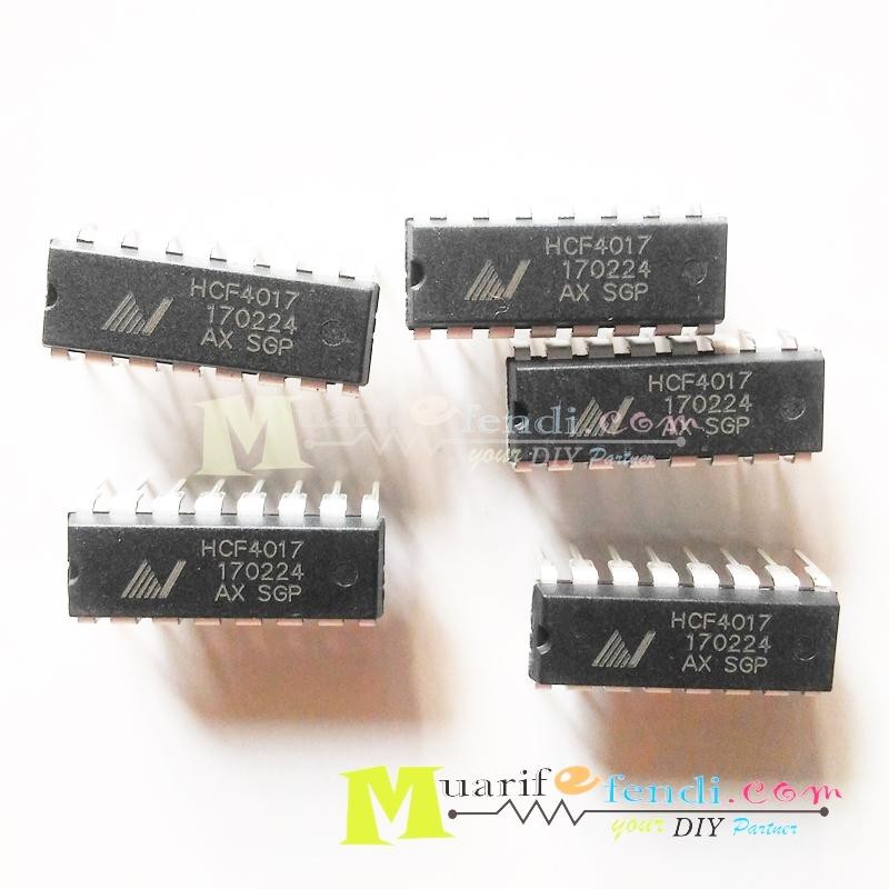 Jual IC 4017 DECADE COUNTER DIVIDER IC | Shopee Indonesia