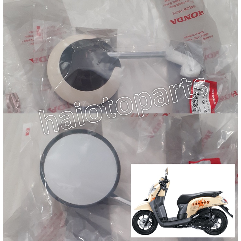 Jual Spion Scoopy Kaca Spion Honda Scoopy Skupi Warna Crem 88211-K93 ...