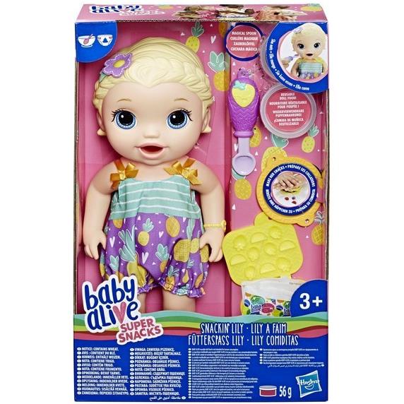 Jual MAINAN ANAK BONEKA BABY ALIVE SNACKIN LILY SUPER SNACKS ORI HASBRO FD54165DE | Shopee Indonesia